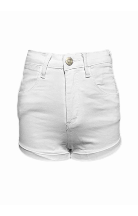 Wakee Women's White Denim Shorts 10098 - Fashion Jam Essentials